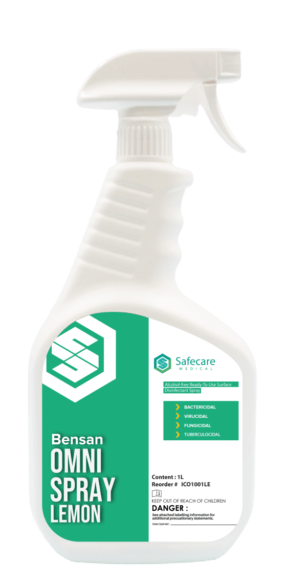 Bensan Omni Spray - Alcohol-Free Surface Disinfectant