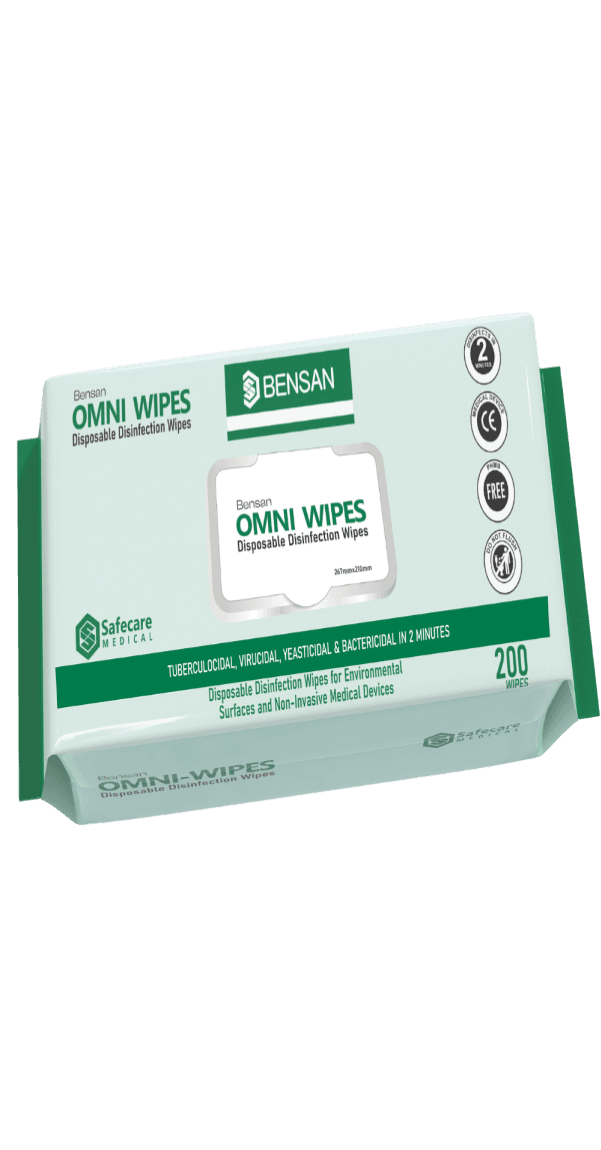 Bensan Omni Wipes - Alcohol-Free Surface Disinfection