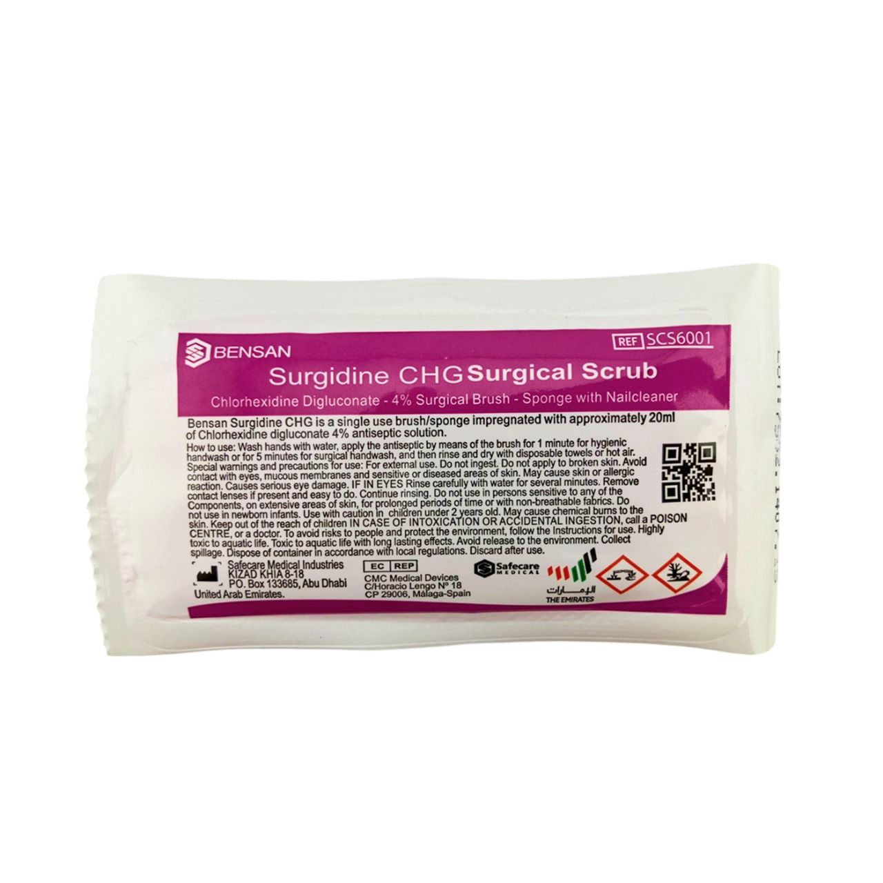Surgidine CHG Surgical Scrub Brush Preoperative Hand Scrub