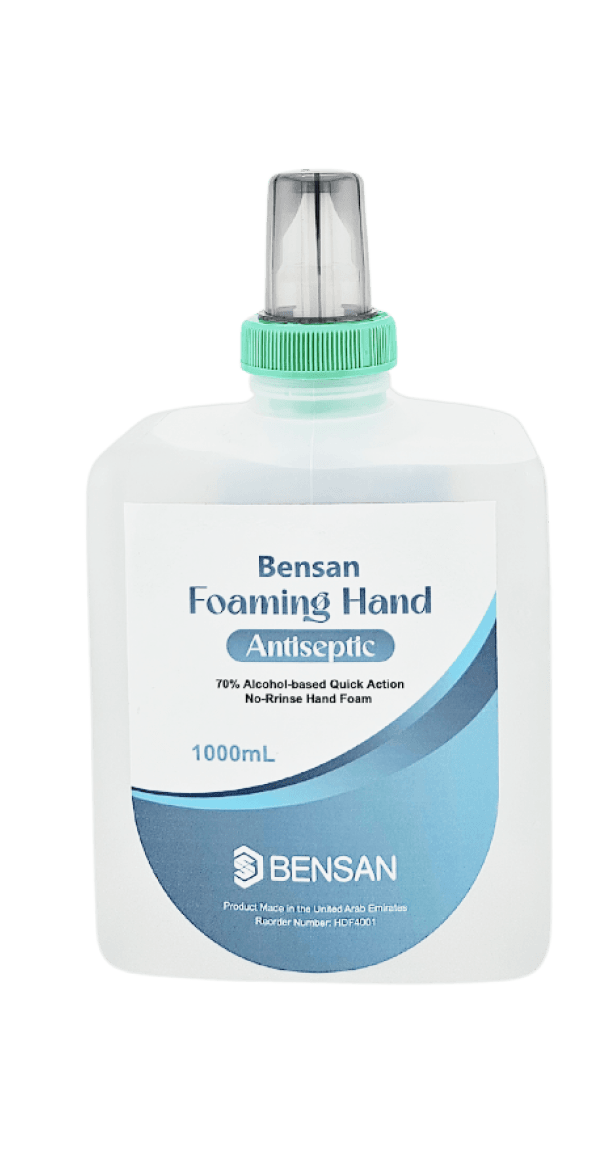 Bensan Foaming Hand Antiseptic - 70% Alcohol-Based Foam