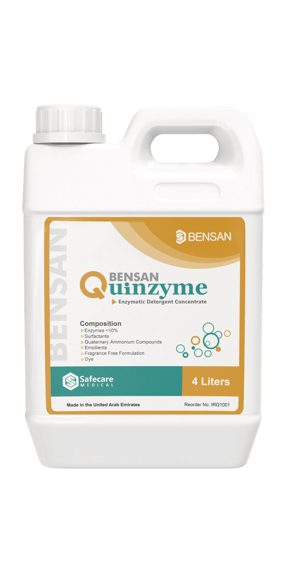 Bensan Quinzyme - 5-enzyme detergent for CSSD & Endoscopy.