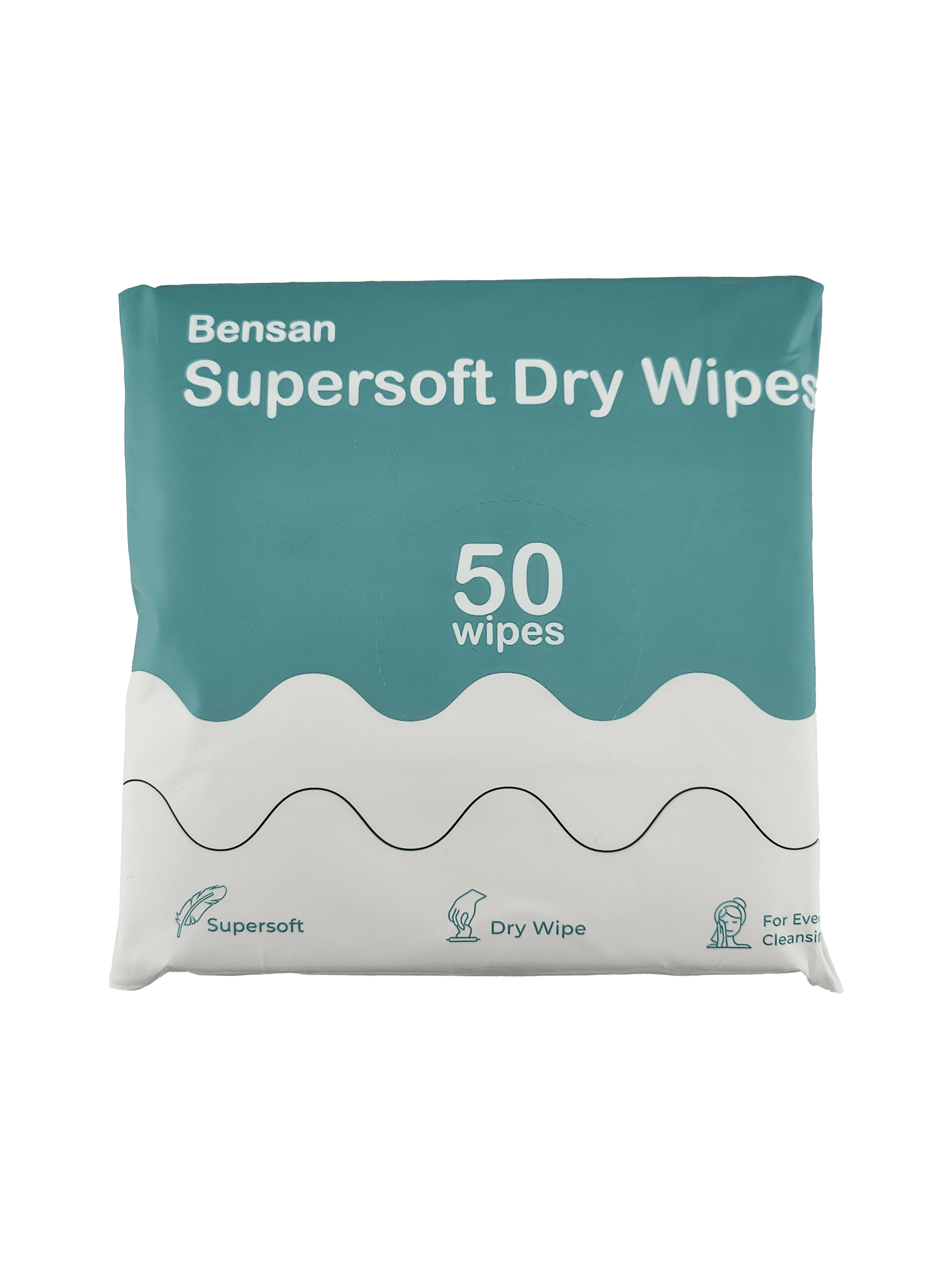 Bensan Supersoft Dry Wipes - Gentle and Versatile Body Wipes